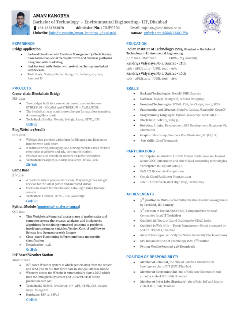 Aman Kanojiya Word | PDF | Java Script | Internet Of Things Aman Kanojiya Word | PDF | Java Script | Internet Of Things