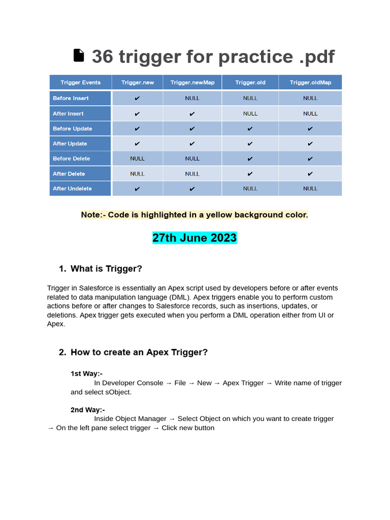 Triggers (1) | Download Free PDF | Computing | Computer Science