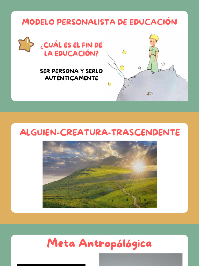 Modelo Personalista de Educación | PDF | Verdad | Sicología