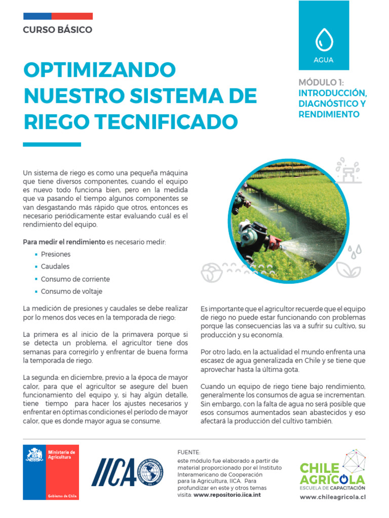 curso_0003_modulo_1_agua.indd - curso-0003-modulo-1-agua-1 | Descargar gratis PDF | Riego | Agua