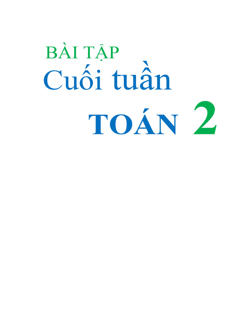 Phieu Cuoi Tuan Toan 2 HK1 Ket Noi Tri Thuc | PDF