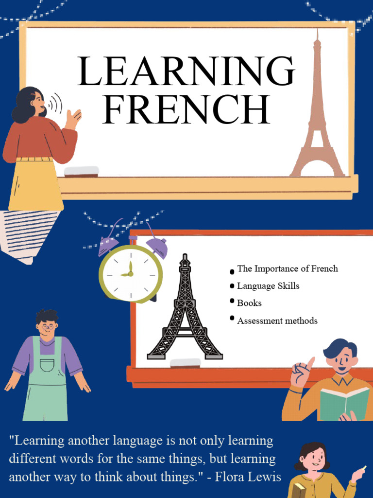 Orange and Cream Illustrative Learning English Presentation | PDF ...