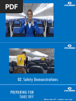 Inflight Safety Script | PDF | Flight Attendant | Seat Belt