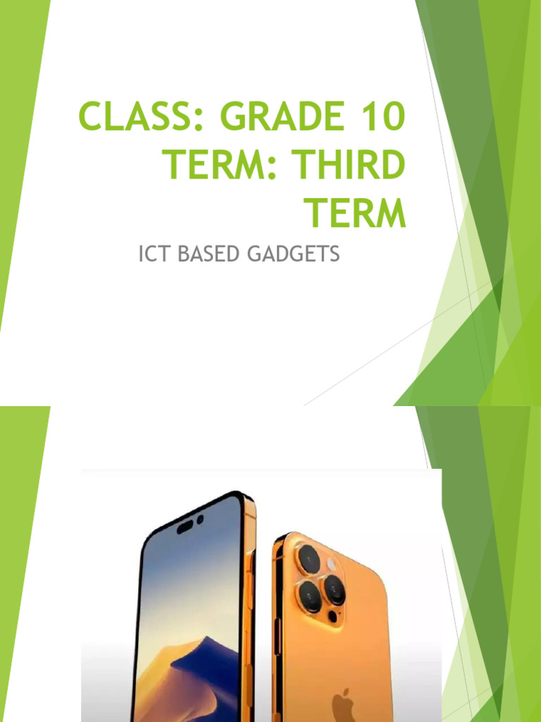 ICT Gadgets and Computer Basics Guide | PDF | Random Access Memory ...