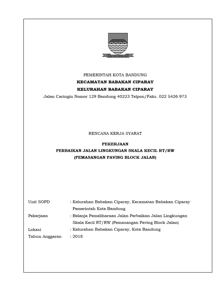 02 RKS Paving Block | PDF