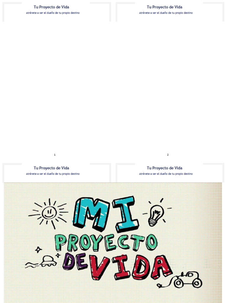 Guía Proyecto de Vida | PDF