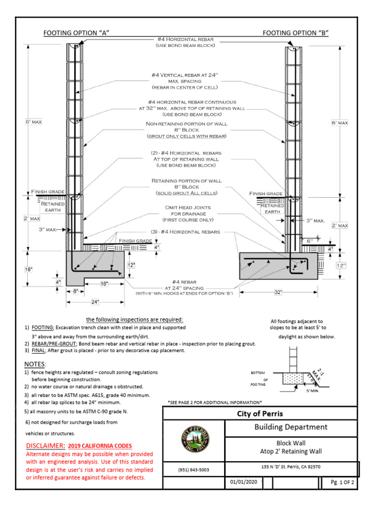Wall Standards and Siteplan | PDF | Civil Engineering | Building ...