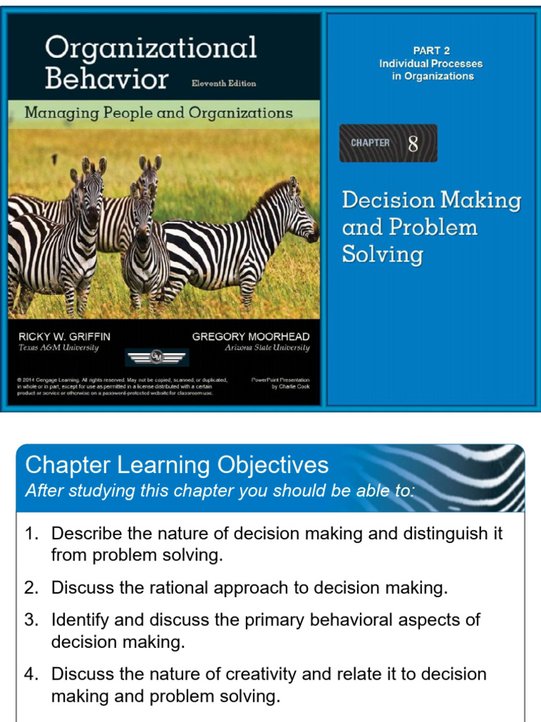 Week 6 - Decision Making and Problem Solving | PDF | Decision Making | Creativity
