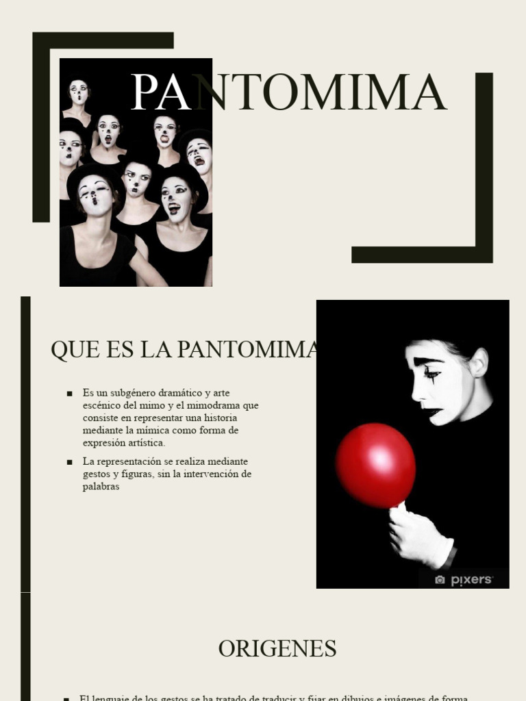 PANTOMIMA | PDF