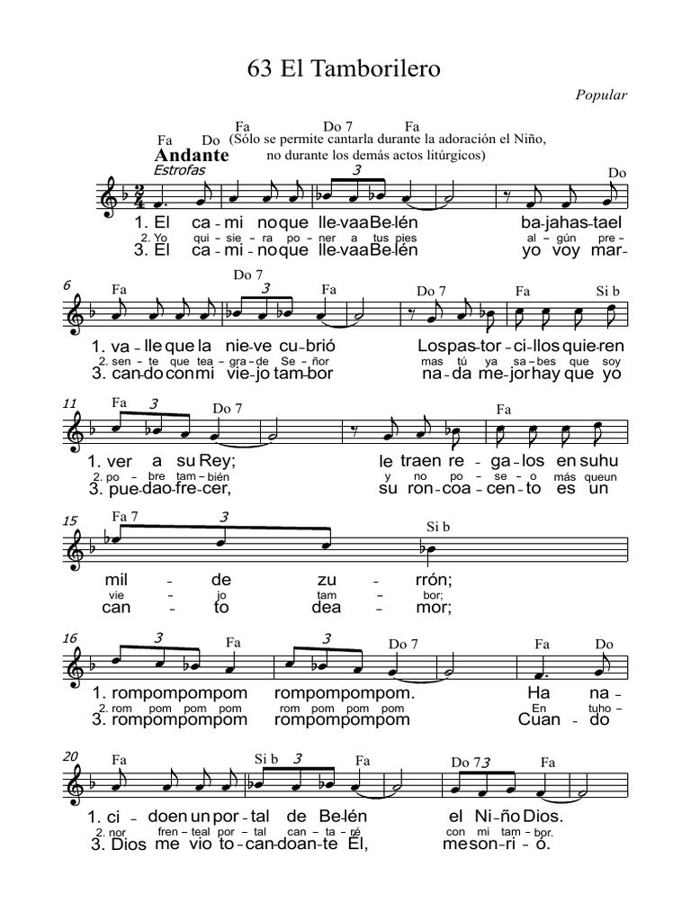 El Tamborilero | PDF