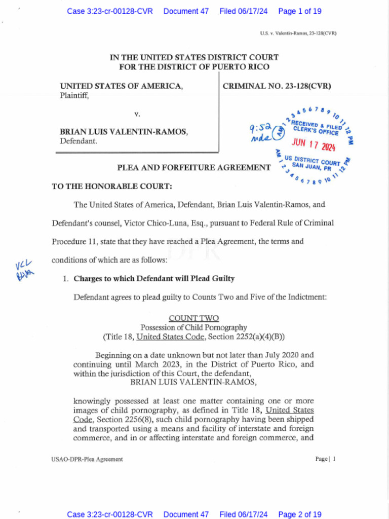 Caso Brian Valentin: Documentación Legal | PDF | Derecho