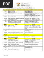 Gauteng PRELIMS 2024 Trials Timetable Learners | PDF | Science