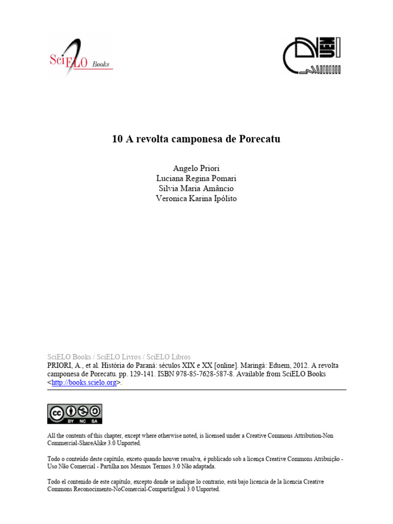Revolta Camponesa de Porecatu: História | PDF | Comunismo | Brasil
