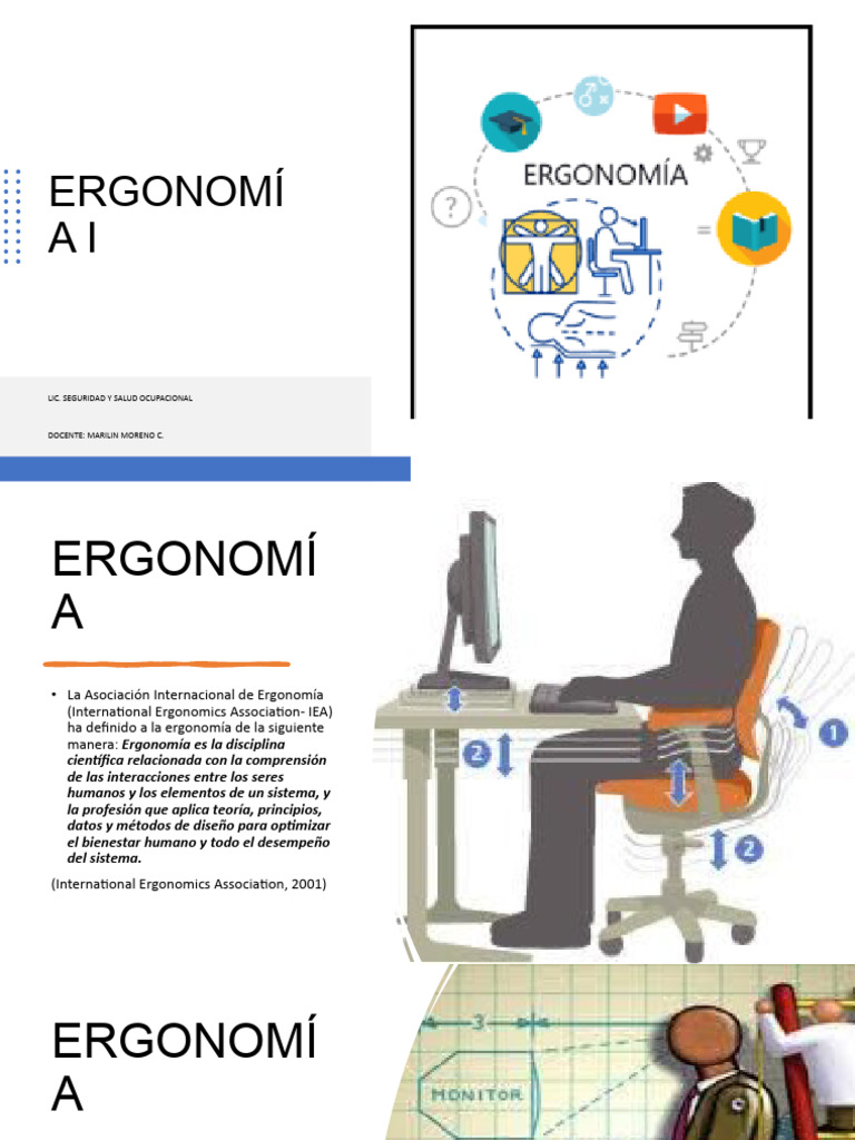 Clase N°2 | PDF | Factores humanos y ergonomía | Ciencias del ...