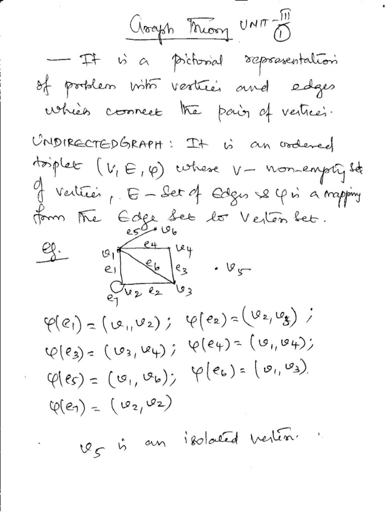 Graph Theory - Unit 3 | PDF