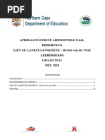 Afrikaans Writing Formats and Layouts | PDF