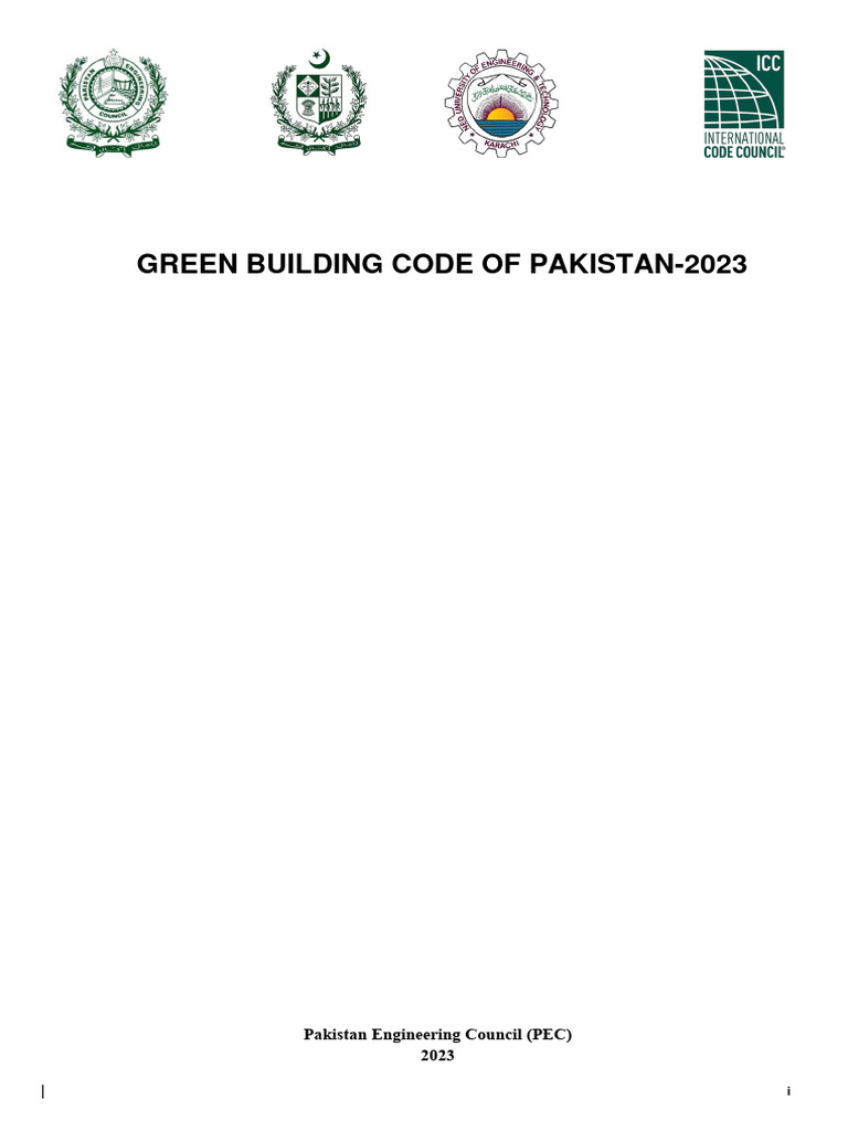 Green Building Codes Draft PGBC-2023 | PDF | Green Building | Efficient ...