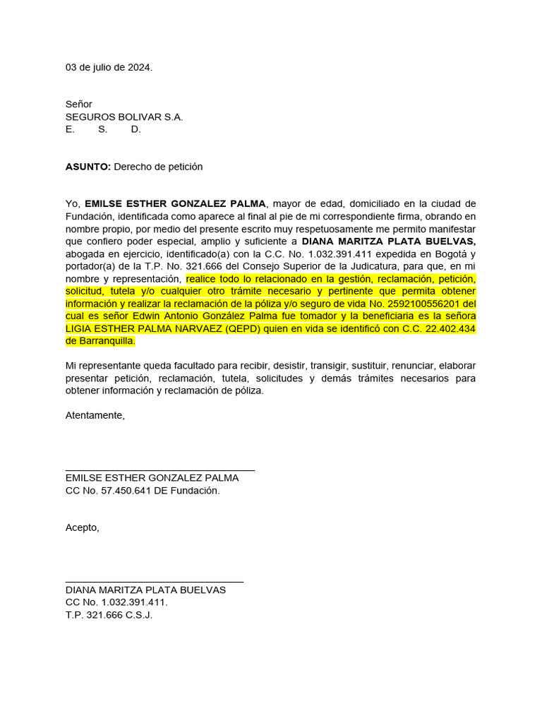 Poder Emilse | PDF