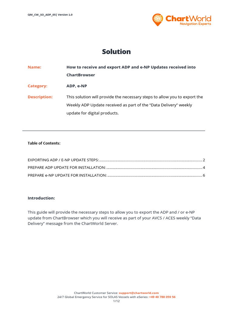 QM - CW - SO - ADP - 05 - How To Receive and Export ADP and ENP Updates ...