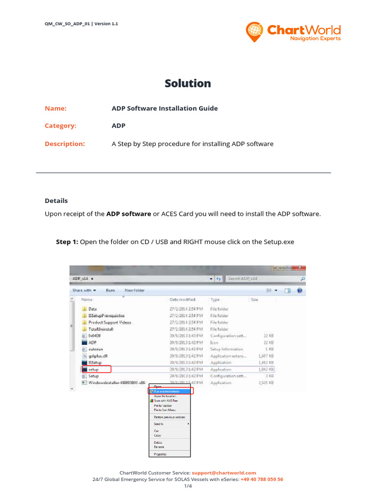 QM CW SO ADP 01 - ADP Installation Guide | PDF | Computers
