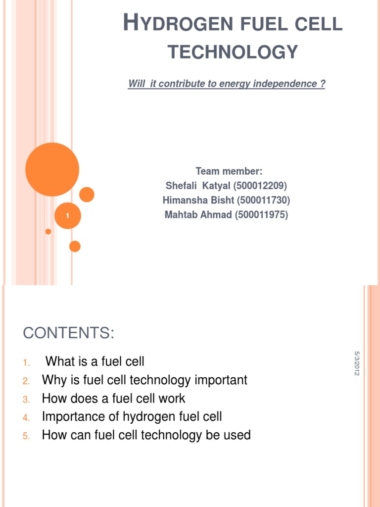 Hydrogen Fuel Cell Technology | PDF | Fuel Cell | Electrochemistry