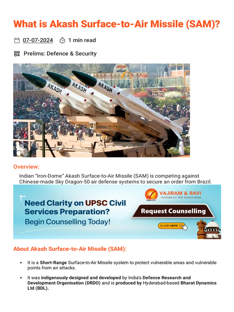 Prelims Pointers For 7-July-2024 | PDF | Volcano | Earth Sciences