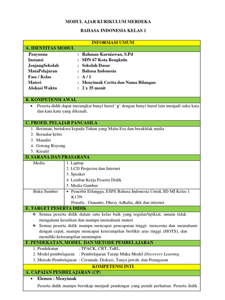 PPA - 2-Topik - 1-Aksi Nyata-Rahman Kurniawan | PDF