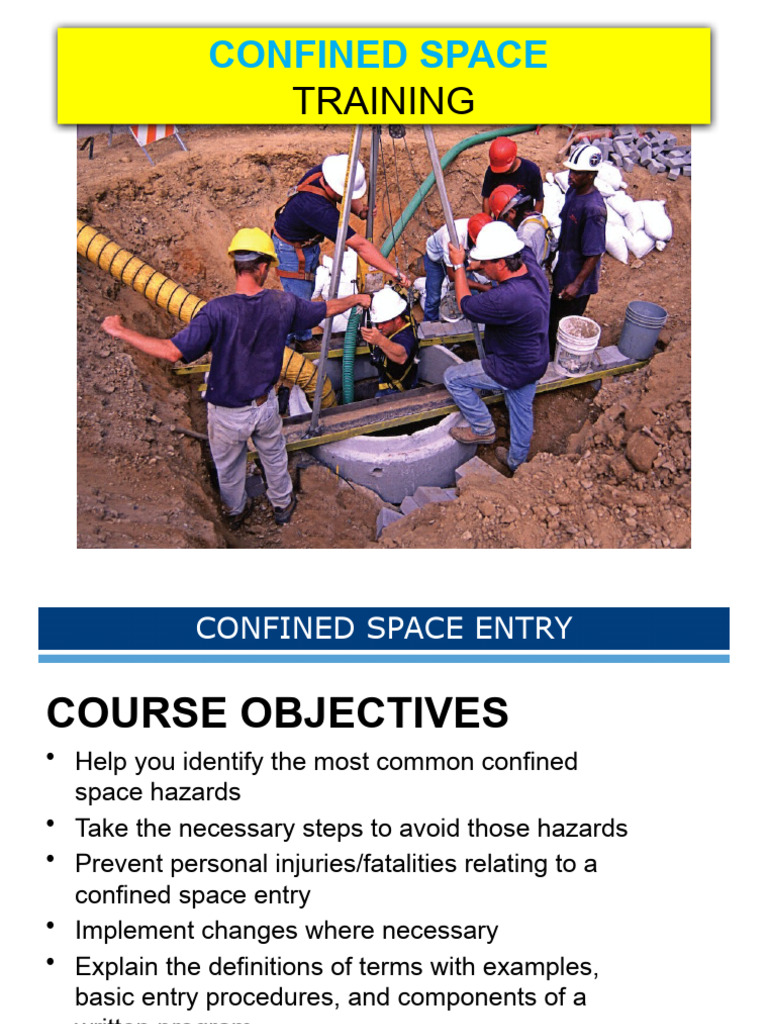 Confined Space | PDF | Hazards | Workplace
