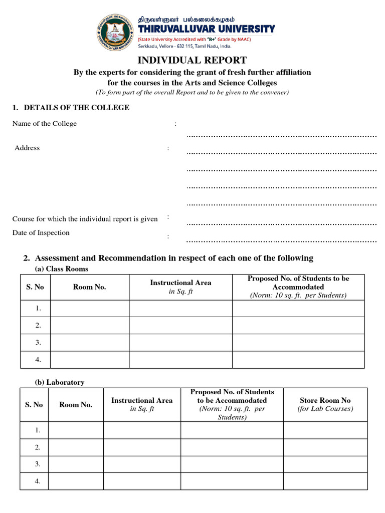 Inspection Commission Report Format | PDF | Libraries | Teachers