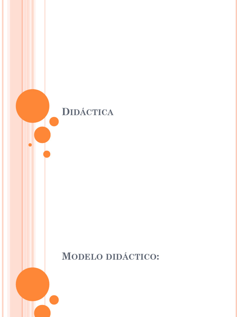Modelos Didacticos 2 | PDF | Enseñando | Aprendizaje