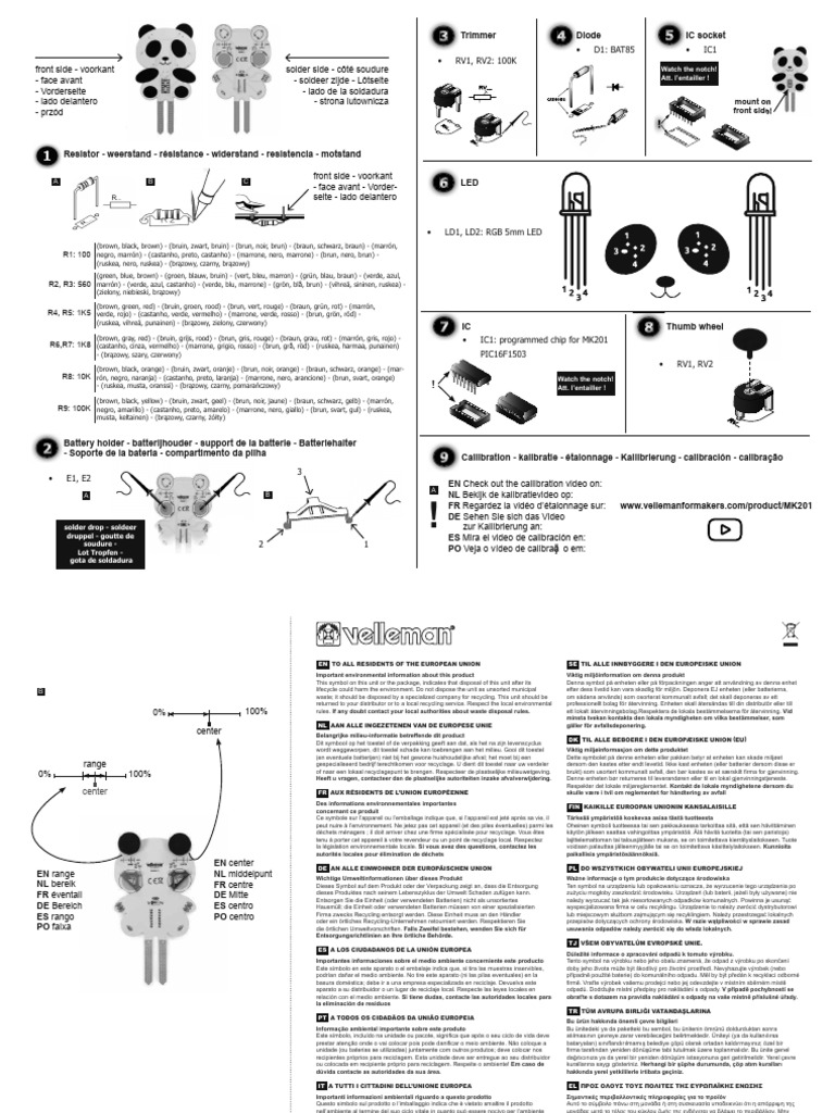 Animated Panda Manual_mk201 | PDF
