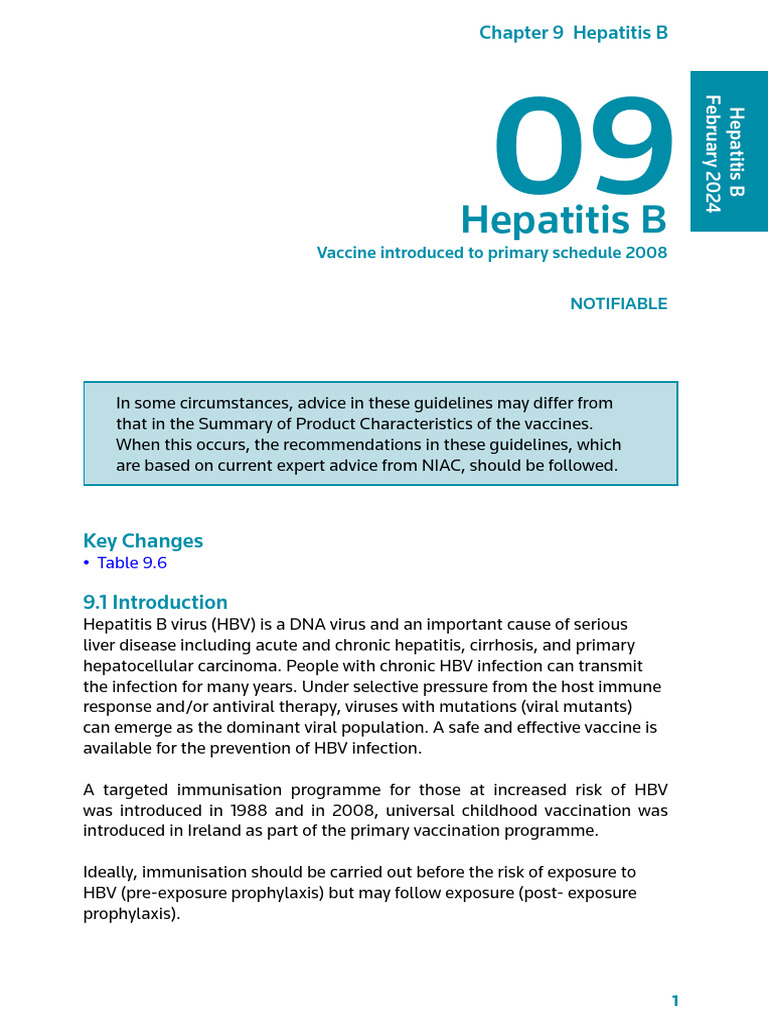 CH9 HepB February 2024 | PDF | Hepatitis B | Hepatitis
