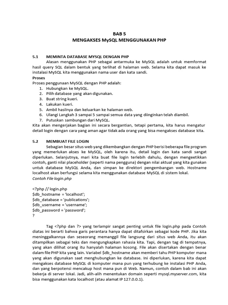 Bab 5 | PDF | Metode & Bahan Ajar