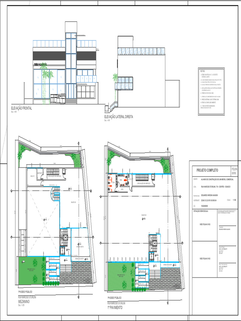 Padaria 5 Estrelas - Arquitetônico-Prefeitura-2 A1-Cor | PDF