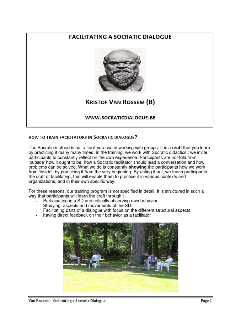 Leading A Socratic Dialogue | PDF | Experience | Aristotle