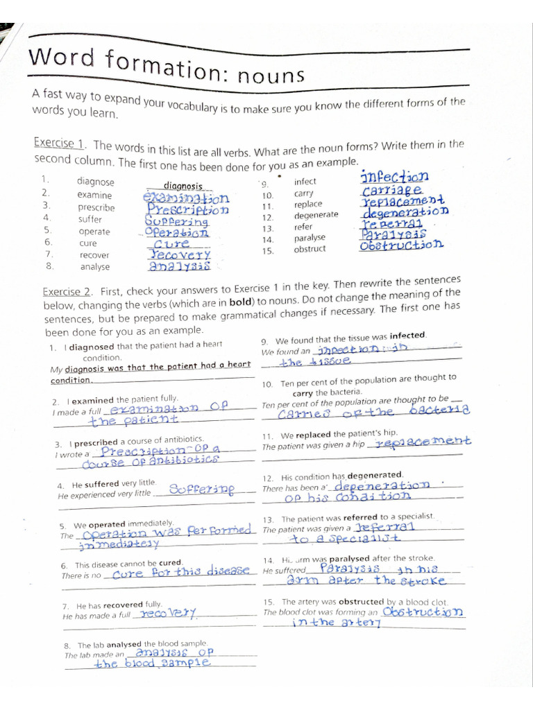 Leonardo Castillo Castillo English For Health Homework 2 | PDF