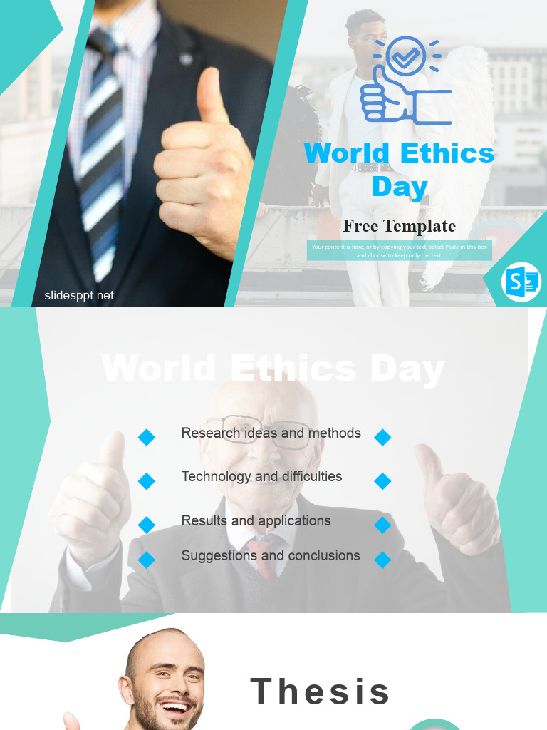 World Ethics Day: Free Template | PDF | Microsoft Power Point | Online ...