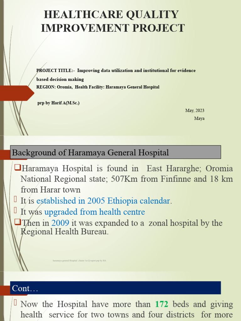 Improving Data Utilization in Healthcare | PDF | Hospital | Evidence ...