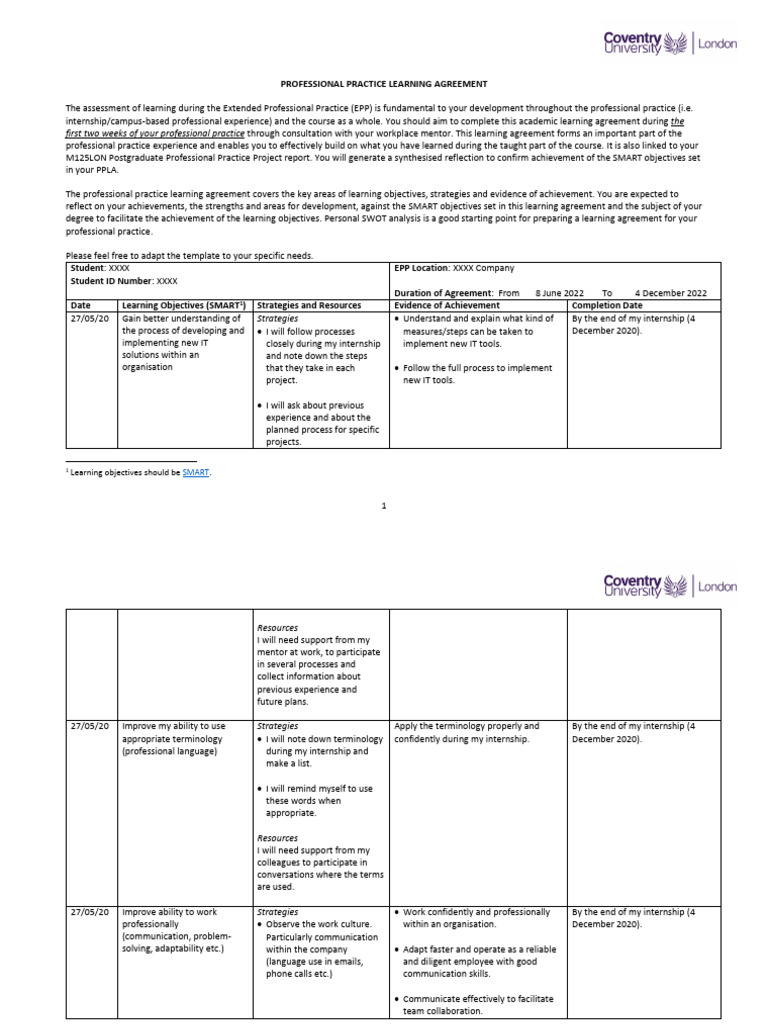 PPLA Sample | PDF | Knowledge | Mentorship