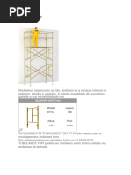Manual Técnico de Andaime Tubular | PDF | Andaime | Engenharia
