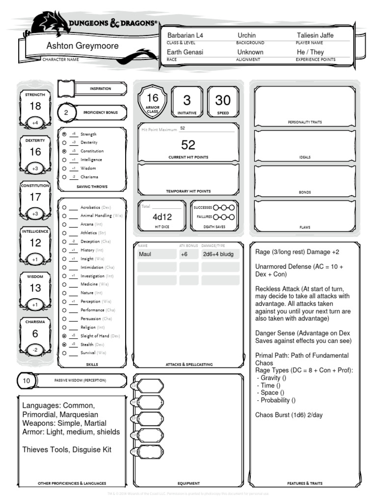 Ashton L04 | PDF | Role Playing Games