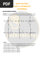 Class 10 Polynomials Solutions | PDF | Zero Of A Function | Polynomial