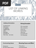 Function Discourse Markers, Linking Phrases | PDF | Language Arts ...