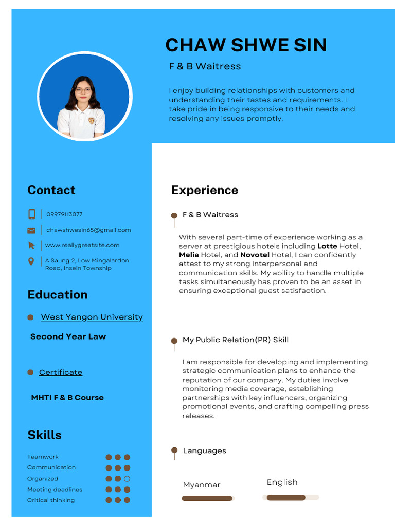 White and Beige Minimalist Graphic Designer Professional CV Resume | PDF