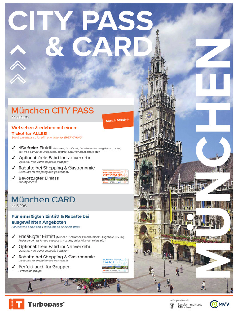 Munich City Pass & Card Overview | PDF | Munich