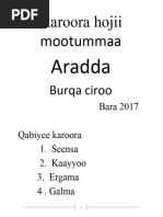 Karoora Dhuunfaa Abdellahi Jabir | PDF