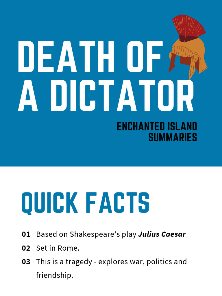 Death of A Dictator PDF | PDF | Julius Caesar | Mark Antony