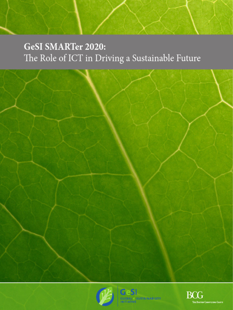 SMARTer 2020 - The Role of ICT in Driving a Sustainable Future ...
