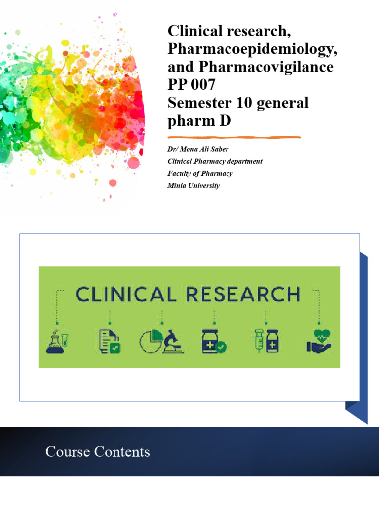 01 Clinical Research Clinical Research Introduction | PDF | Clinical ...