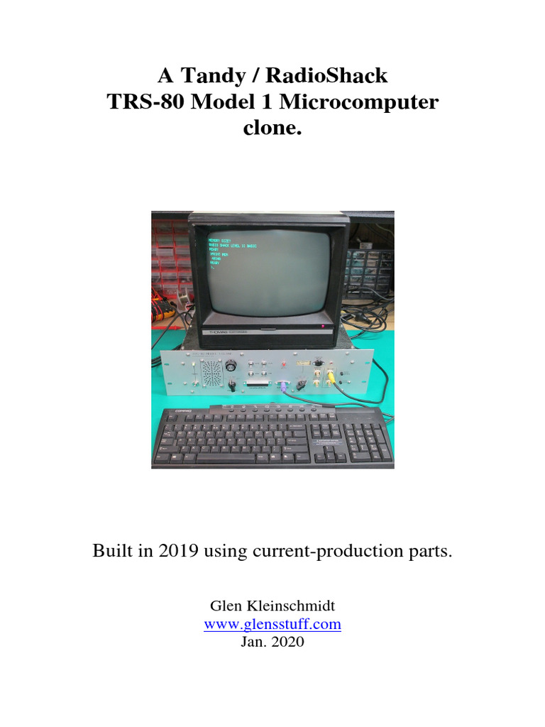 Trs 80 Model 1 Clone | PDF | Random Access Memory | Electronic Filter